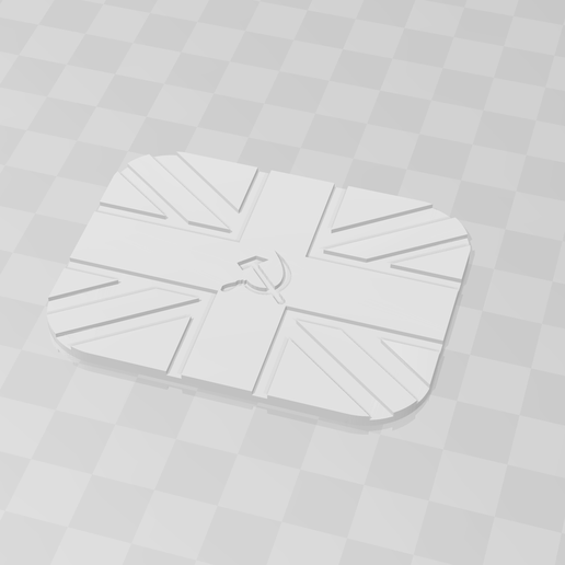 STL file Soviet Union Jack (fictional) 🎲 ・3D print design to download・Cults