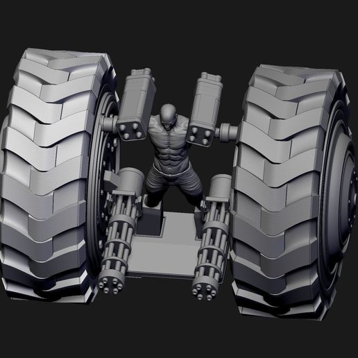 🎮 Twisted Metal - Axel・ STL File for 3D printing・Cults