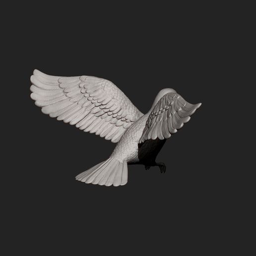 🕊️ dove is flying 3D printed model・ STL File for 3D printing・Cults