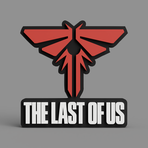 🏢 The Last of Us Logo・ STL File for 3D printing・Cults