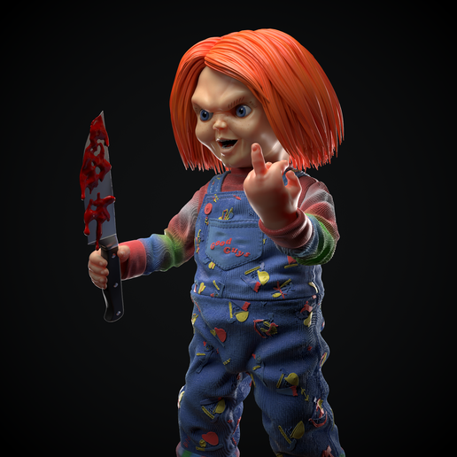 👾 Chucky (Charles Lee Ray)・ STL File for 3D printing・Cults