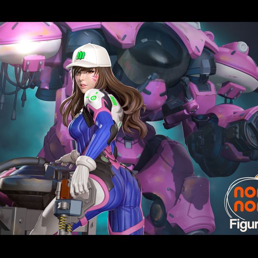🗿 Dva - Overwatch・ 3D File for 3D printing・Cults