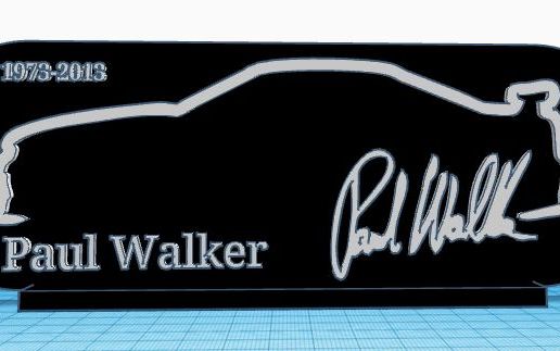 Free STL file Paul Walker 🪞 ・3D printer design to download・Cults