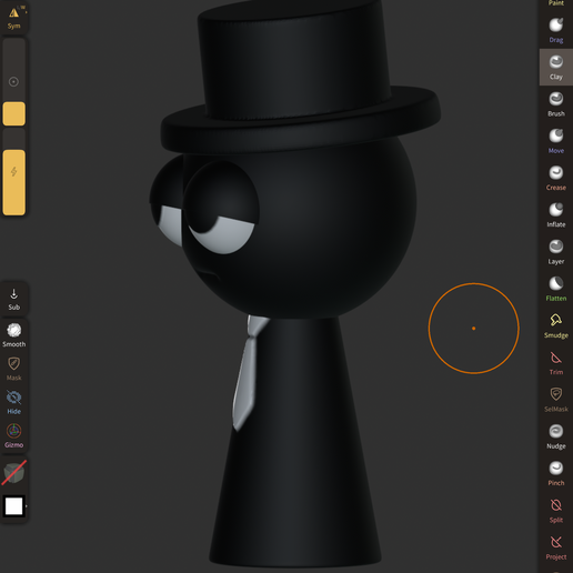 🎨 Black, sprunki phase 1・ STL File for 3D printing・Cults