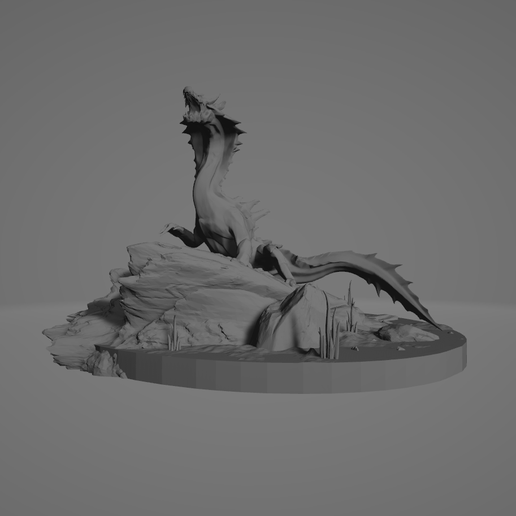 👹 MONSTER HUNTER LAGIACRUS FIGURE・ STL File for 3D printing・Cults