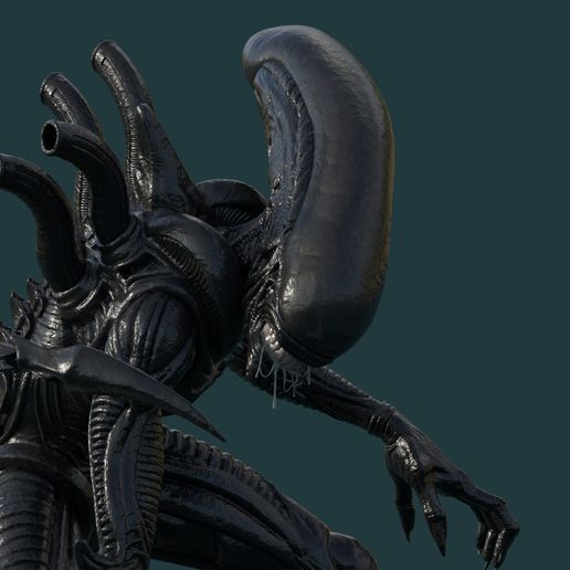 👽 Xenomorph・ OBJ File for 3D printing・Cults