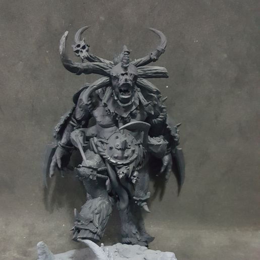 ⚔ Ghorgon Beastmen・ STL File for ・Cults