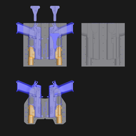 ⚙️ STACCATO HD P4 С SUREFIRE X300U - STI HD - SPLIT VACUUM HOLSTER MOLD ...