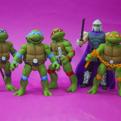 🥷 Leonardo / TMNT Animated Series・Free STL File for 3D printing・Cults