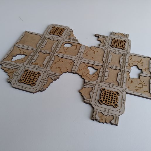 ♟ Hive Sector 15 - Large Platforms and Large Damaged Platforms・Free SVG ...