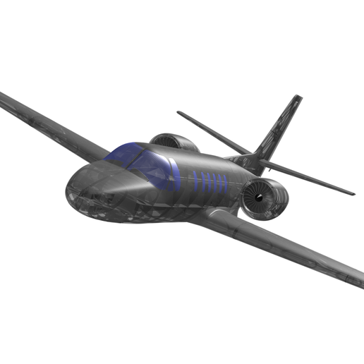 👽 Cessna Citation C550 1300mm (twin 64mm EDF)・ 3D File for 3D printing ...