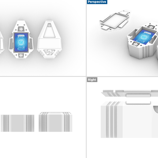 🐉 Digimon Adventure 1999 Inspired Tag and Crest TCG Card Deck Box・ STL ...