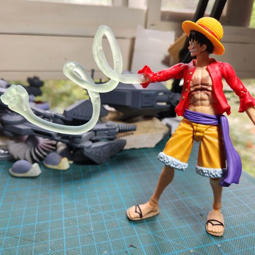🦸 Luffy Sh Figuarts extra arms and legs・ STL File for 3D printing・Cults