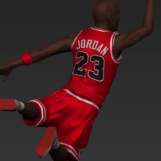 🇯🇴 Michael Jordan figurine for full color 3D printing・ 3D File for 3D ...
