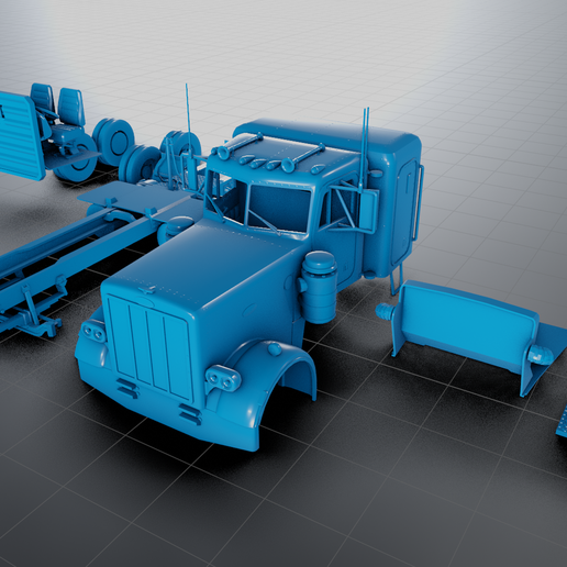 🚚 PETERBILT 359 TRUCK・ STL File for 3D printing・Cults