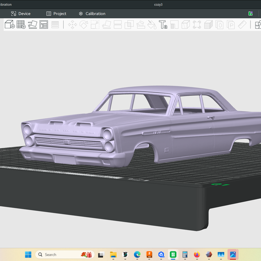 ☄️ 1965 Mercury Comet Cyclone hollow car body, scale model shell,・ STL ...