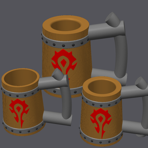 🗺️ Horde cozy wow world of warcraft.・ STL File for 3D printing・Cults