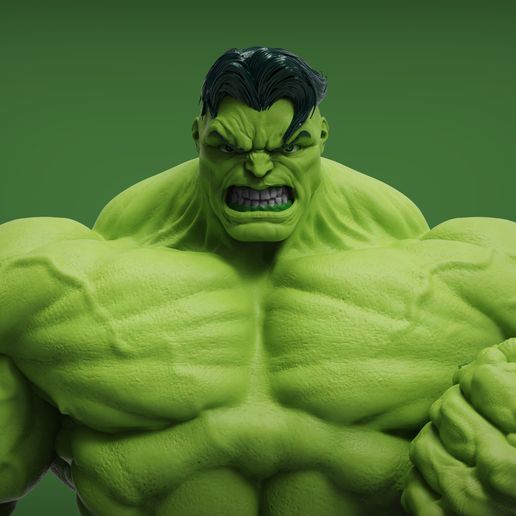 🦸 Hulk・ STL File for 3D printing・Cults