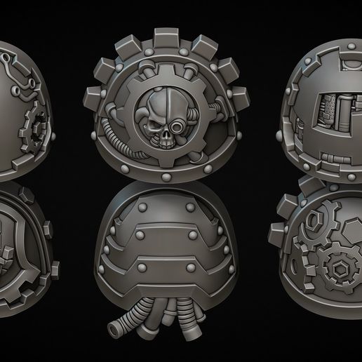 🛰 Space Marines Mecha Shoulders・ 3D File for 3D printing・Cults