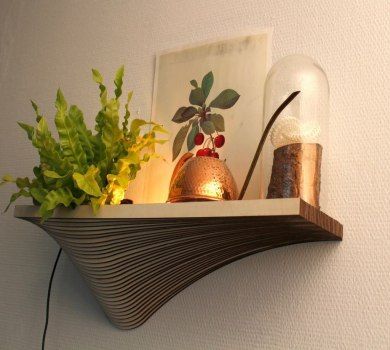 👽 Wall Shelf cdr・Free 3D File for ・Cults