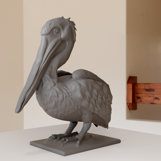 🐦 pelican stl・ STL File for 3D printing・Cults