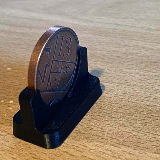 🪙 Coin Stand・Free STL File for ・Cults