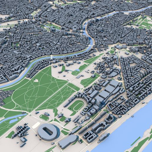 3D file Vienna City Austria 🏙️ ・3D printer model to download・Cults
