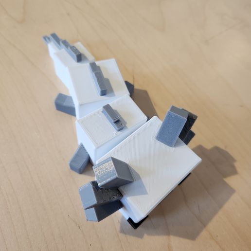🦎 Axolotl articulated print-in-place・3D Print with the FLASHFORGE ...