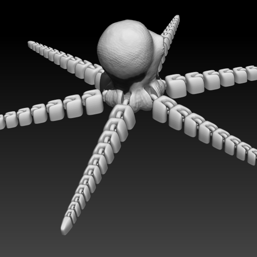 🐙 Articulated Octopus・Free STL File for ・Cults
