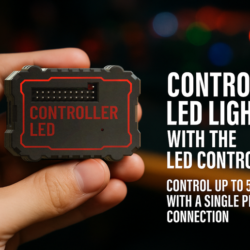 🔗 RC LED Controller- Arc Link・Archivo 3D Gratis para Impresión 3D・Cults