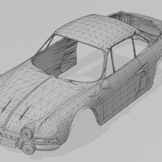 🚗 Alpine A110 - RC 1/10・ STL File for 3D printing・Cults