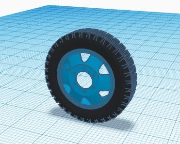 🪖 1/35 Opel Blitz Tires・Free STL File for ・Cults