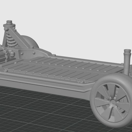 ⚡ Electric Vehicle Chassis – High Detail Engineering Model | 3D ...