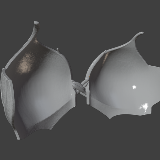 🪵 Wood Elf Bra・ STL File for 3D printing・Cults