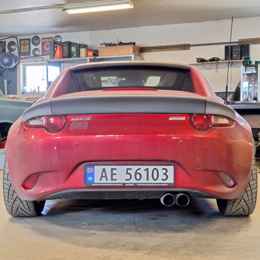 🚗 Mazda Miata ND - Rear Spoiler - Duckbill・ 3D File for 3D printing・Cults
