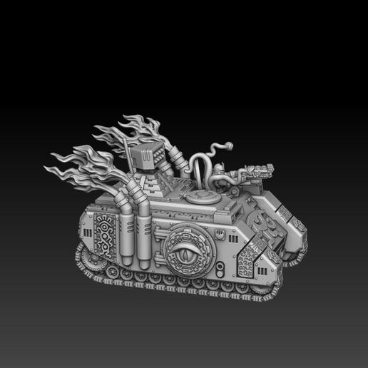 🦏 1KHijos de Pulvo Omen Troop Transport (presupported)・ 3D File for 3D ...