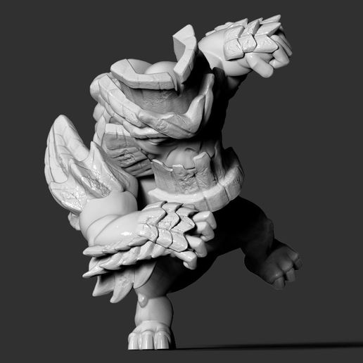 OBJ file GARANGOLM 👹 ・3D printing template to download・Cults