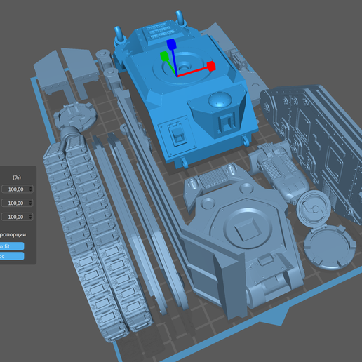 🪖 Astra Militarum Leman Russ Executioner・ STL File for 3D printing・Cults