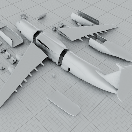 🛩️ Lockheed C-5 Super Galaxy Cargo Plane aircraft MODEL・ STL File for ...