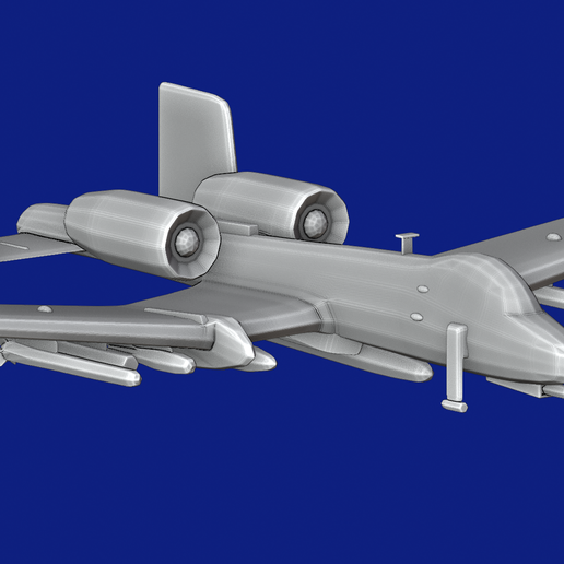 ️ A10 Aircraft・ STL File for 3D printing・Cults