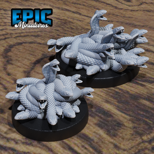 3D file Snake Swarm Set ‧ DnD Miniature ‧ Tabletop Miniatures ‧ Gaming ...