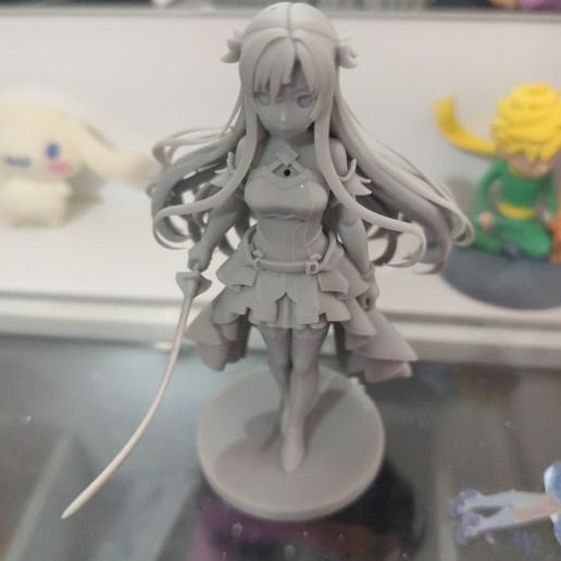 🗡️ Asuna Yuuki -Figure Sword Art Online -adaptable size・ STL File for ...