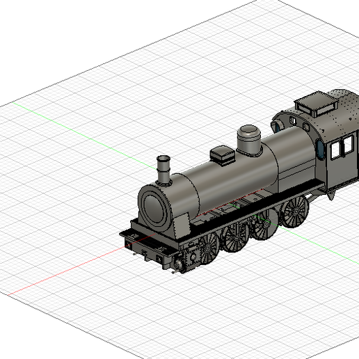😤 still in progress-ÖBB 755 steam locomotive gauge 0 1:45 Gauge O・ STL ...
