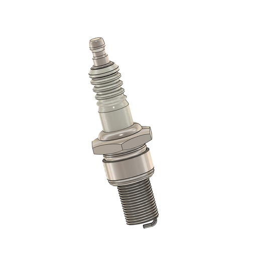 🔌 Big Spark Plug (SOLID)・Free STL File for ・Cults
