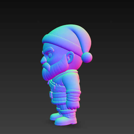 🎄 Kratos God of war Christmas chibi collection・ STL File for 3D ...