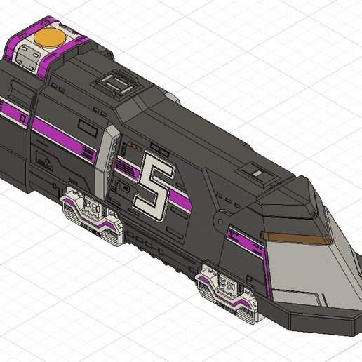 🚆 Supertrain No5・Free STL File for 3D printing・Cults