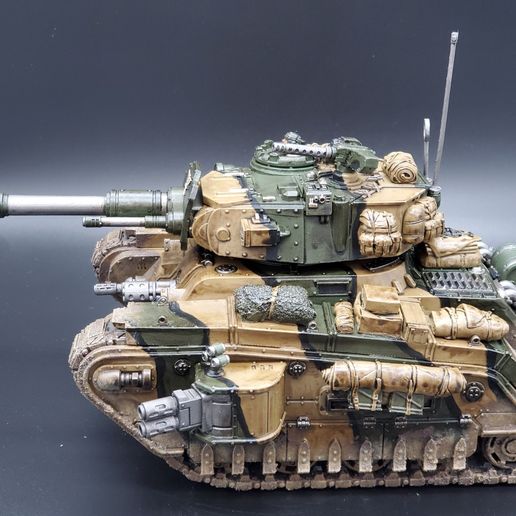 🪖 Enormous Heavy Tank Alternate Turret (Kitbash/Remix)・Free STL File for ・Cults