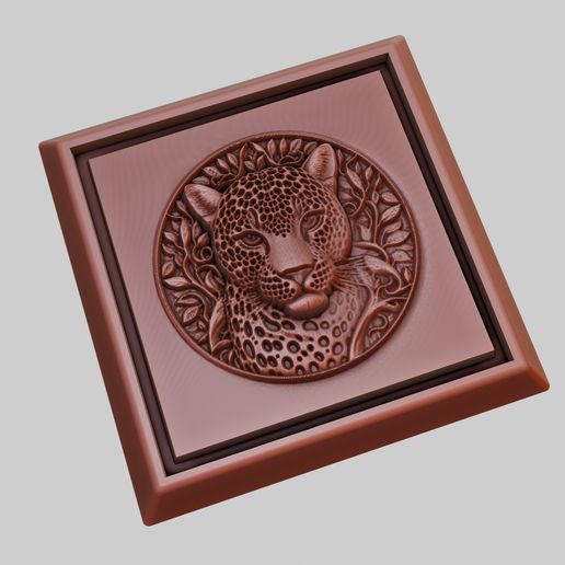 3D file Leopard Animal 3D Model for CNC Router Laser & 3D Printer 🐆 ...