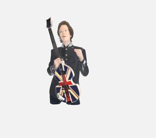 👤 Paul McCartney - Figure・ OBJ File for 3D printing・Cults