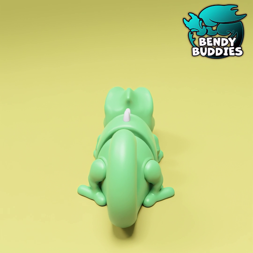 🦎 Ziggy Cute Chameleon / Wild Animal Articulated / Print-in-Place ...